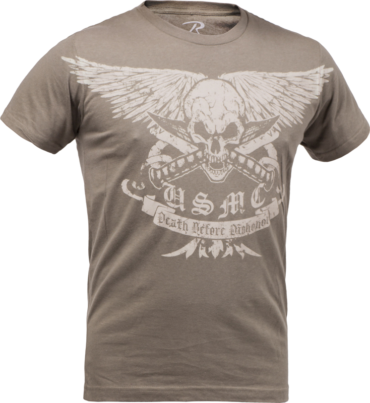 Tshirt USMC Skull